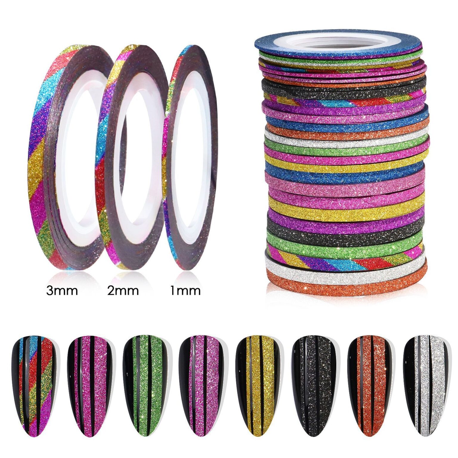 Matte Nail Art Striping Tape Lines